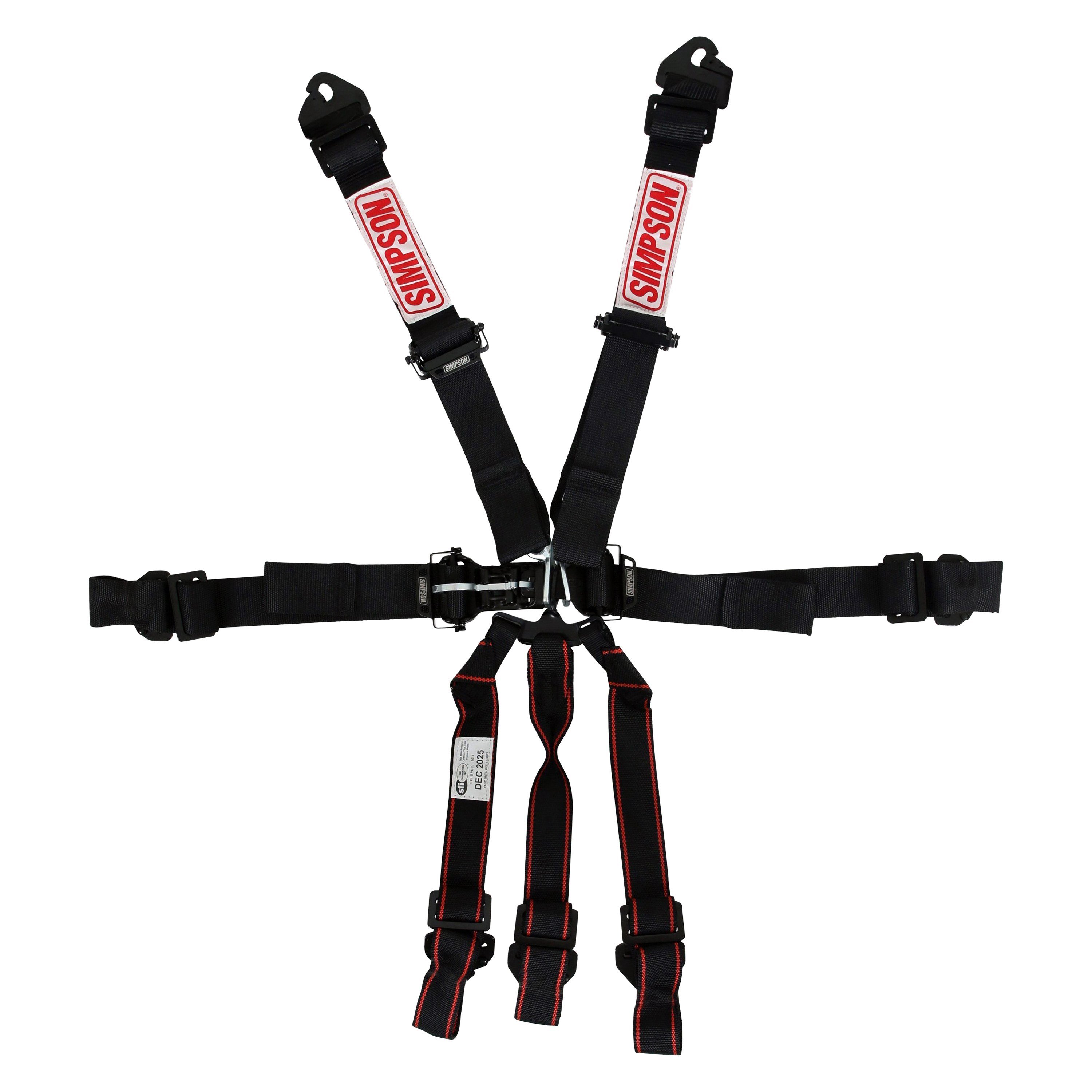 Simpson® - 7-Point Double Pull Down SFI Latch and Link Harness System