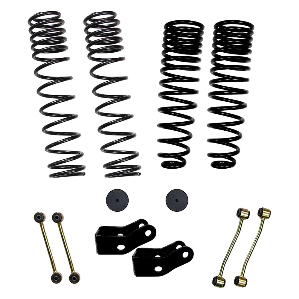 Skyjacker® G201MPELT - 2" Dual Rate Front and Rear Long-Travel Coil ...