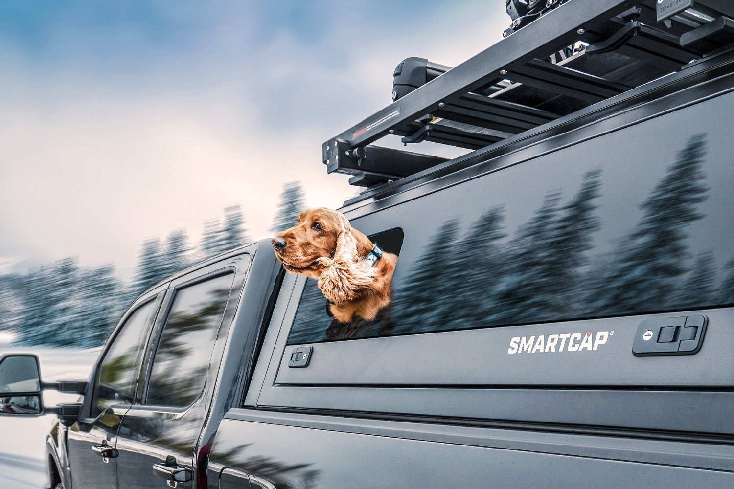 SmartCap® EA1301-MB-R - EVO Adventure Series Truck Bed Cap Roof Panel