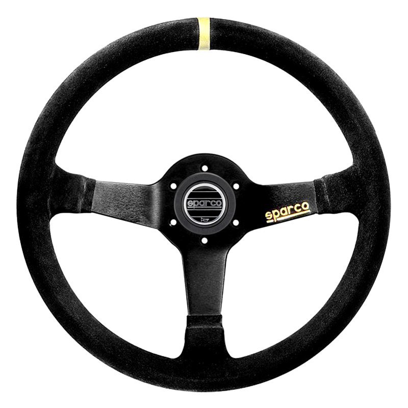 Sparco® - 3-Spoke R325 Series Competition Suede Steering Wheel