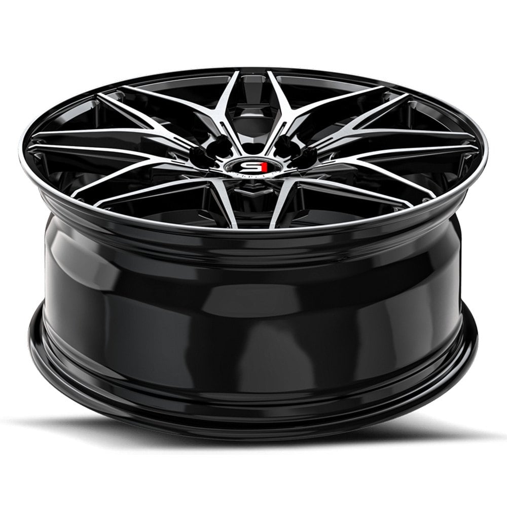 SPEC-1® SP-60 Wheels - Gloss Black with Machined Face Rims