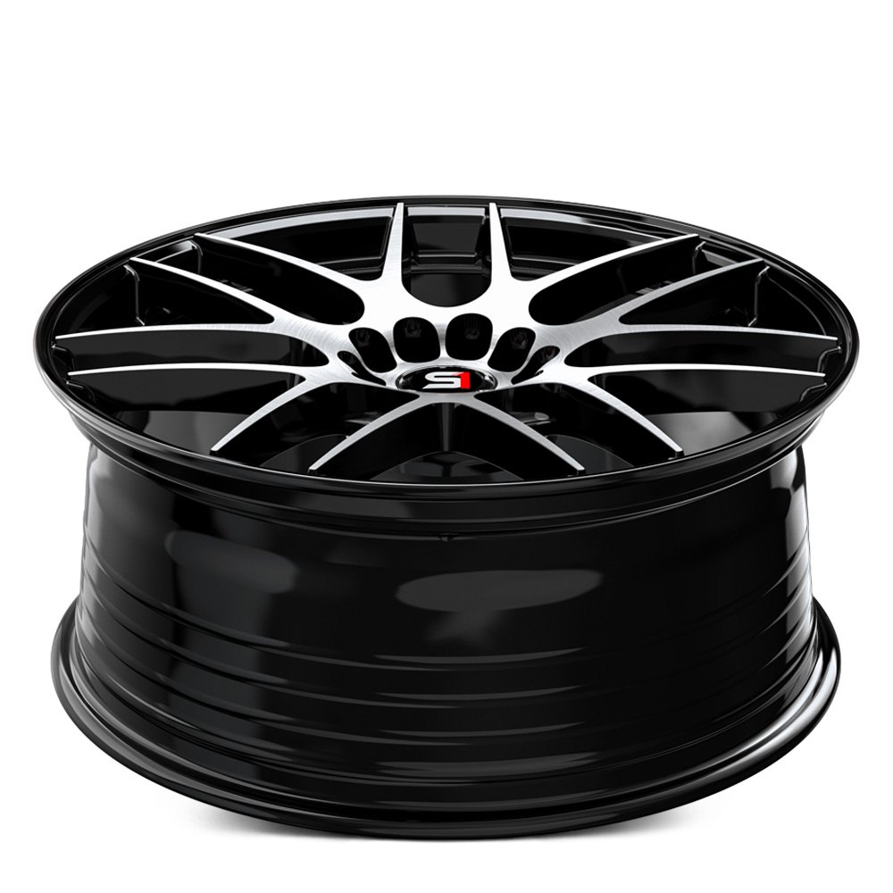SPEC-1® SP-65 Wheels - Gloss Black with Machined Face Rims - SP ...