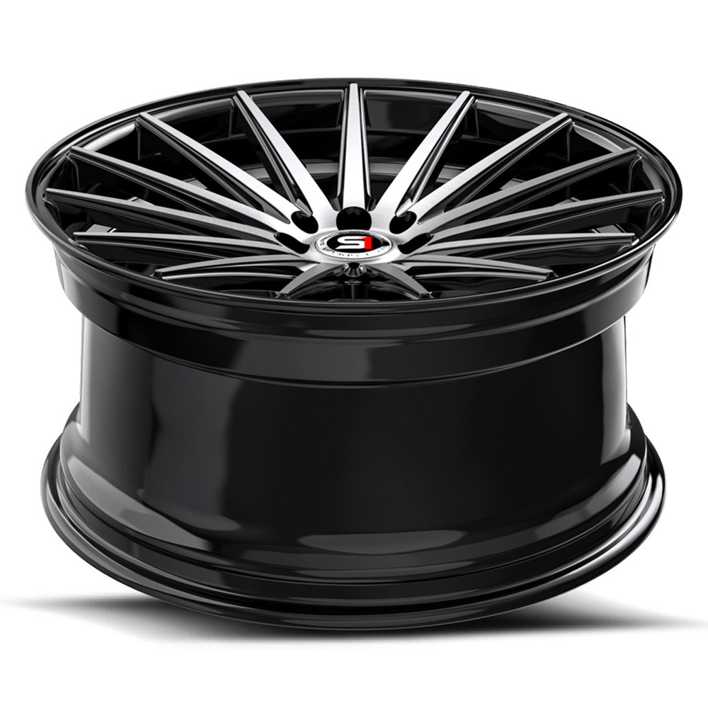 SPEC-1® SP-69 Wheels - Gloss Black with Machined Face and Undercut Rims