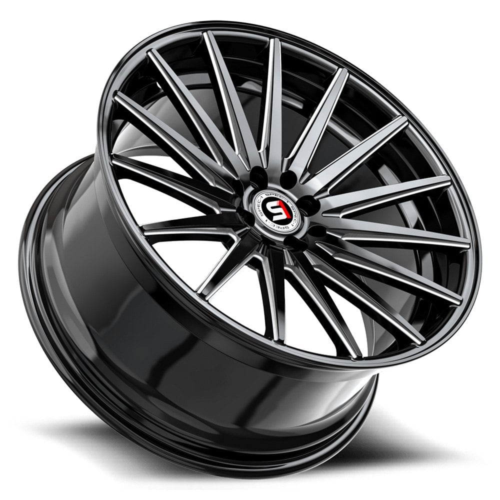 SPEC-1® SP-69 Wheels - Gloss Black with Milled Accents Rims