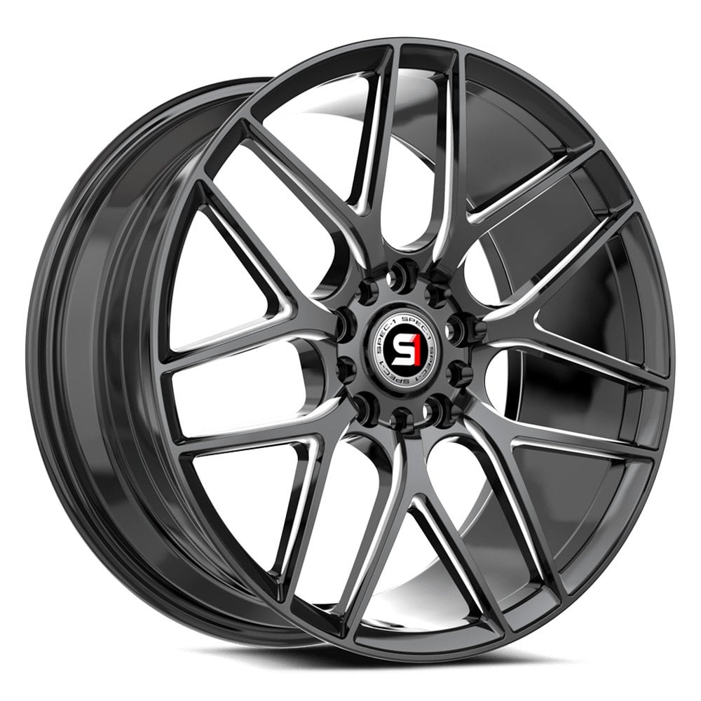 SPEC-1® SP-78 Wheels - Gloss Black with Milled Accents Rims
