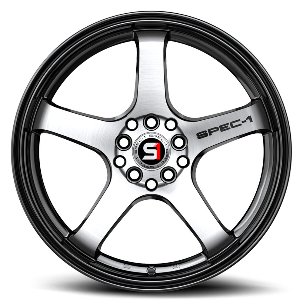 SPEC-1® SPT-31 Wheels - Gloss Black with Machined Face Rims