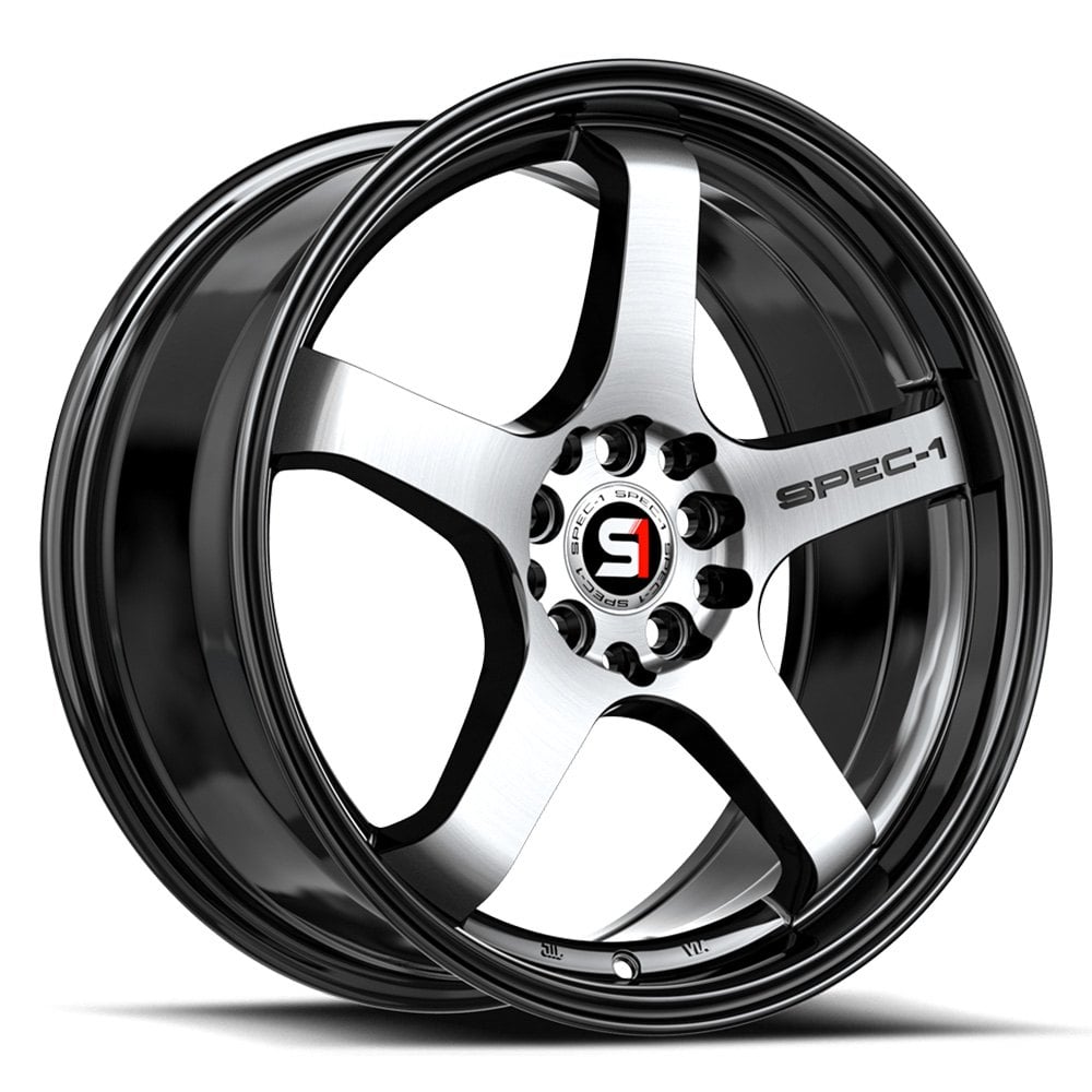 SPEC-1® SPT-31 Wheels - Gloss Black with Machined Face Rims