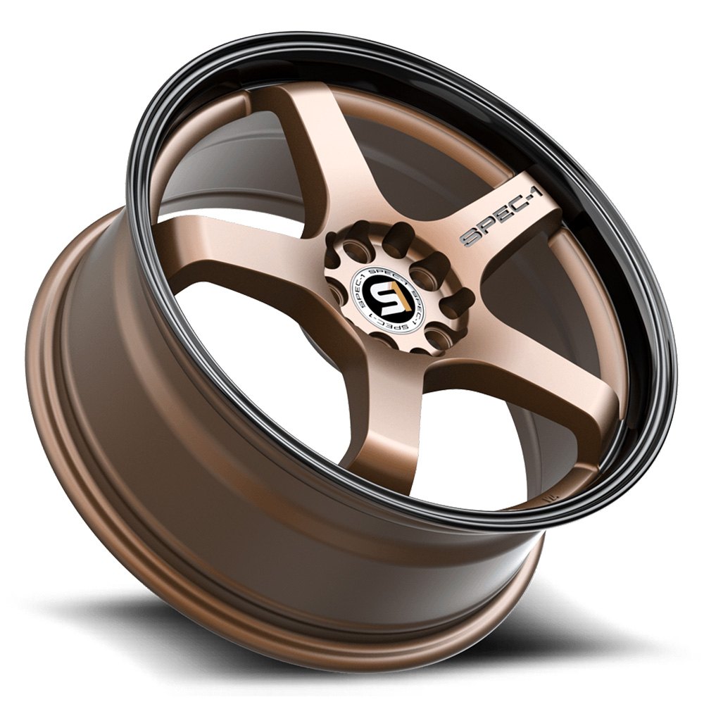 SPEC-1® SPT-31 Wheels - Matte Bronze and Black Lip Rims