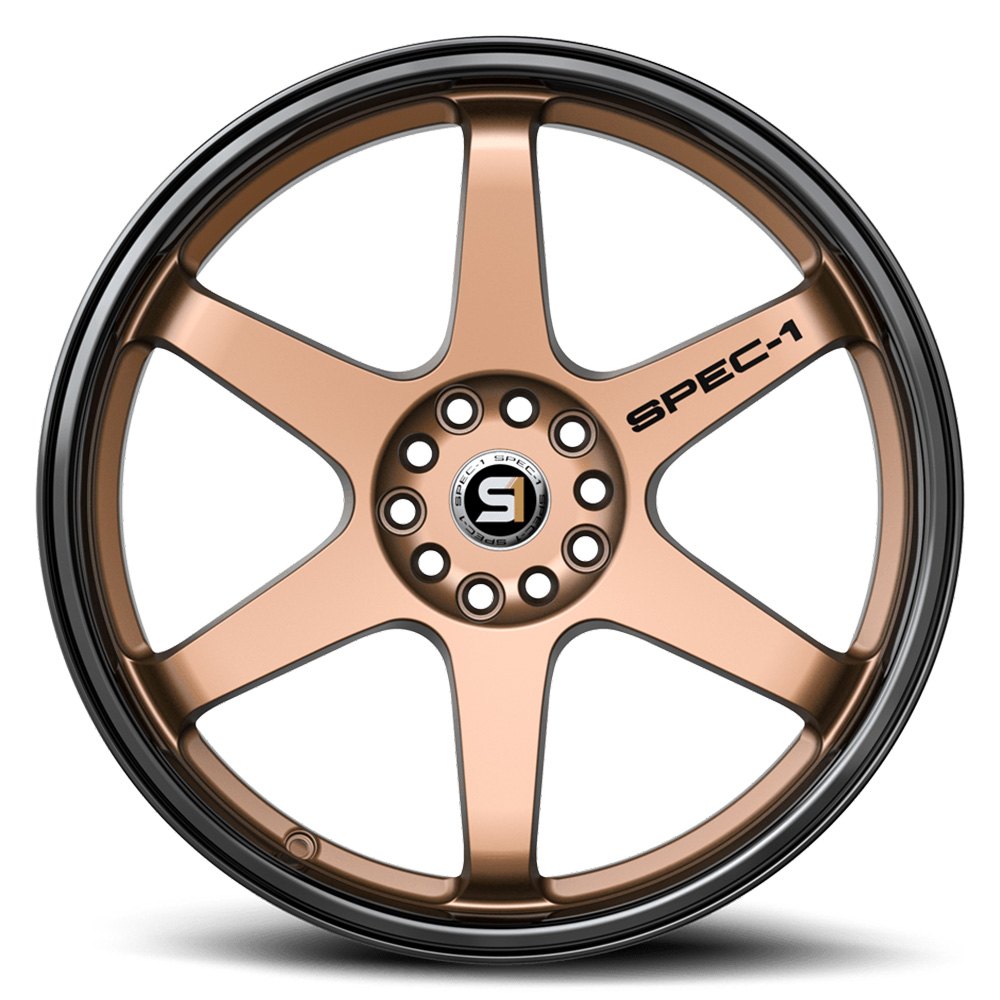 SPEC-1® SPT-33 Wheels - Matte Bronze and Black Lip Rims