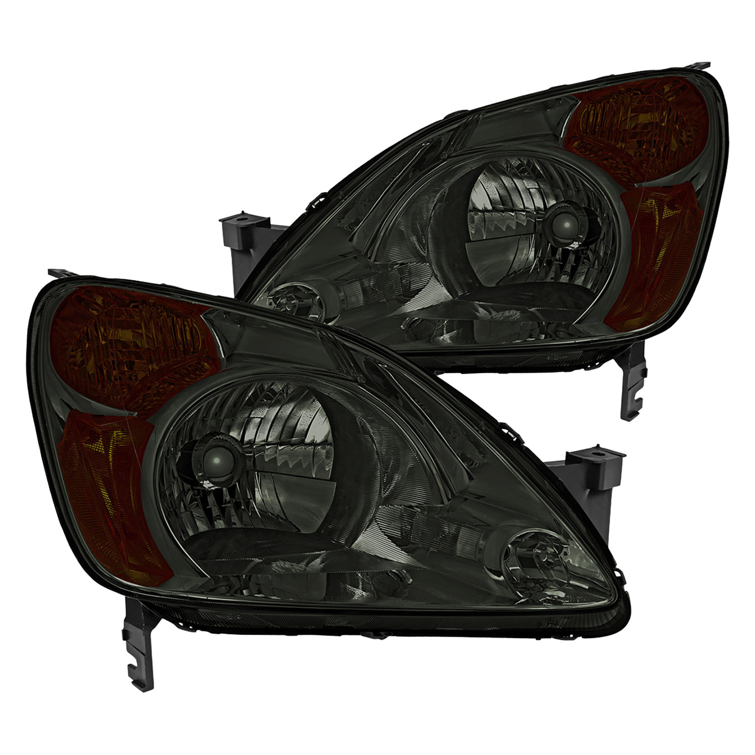 Spec-D® 2LH-CRV02G-GO - Driver and Passenger Side Chrome/Smoke Euro ...