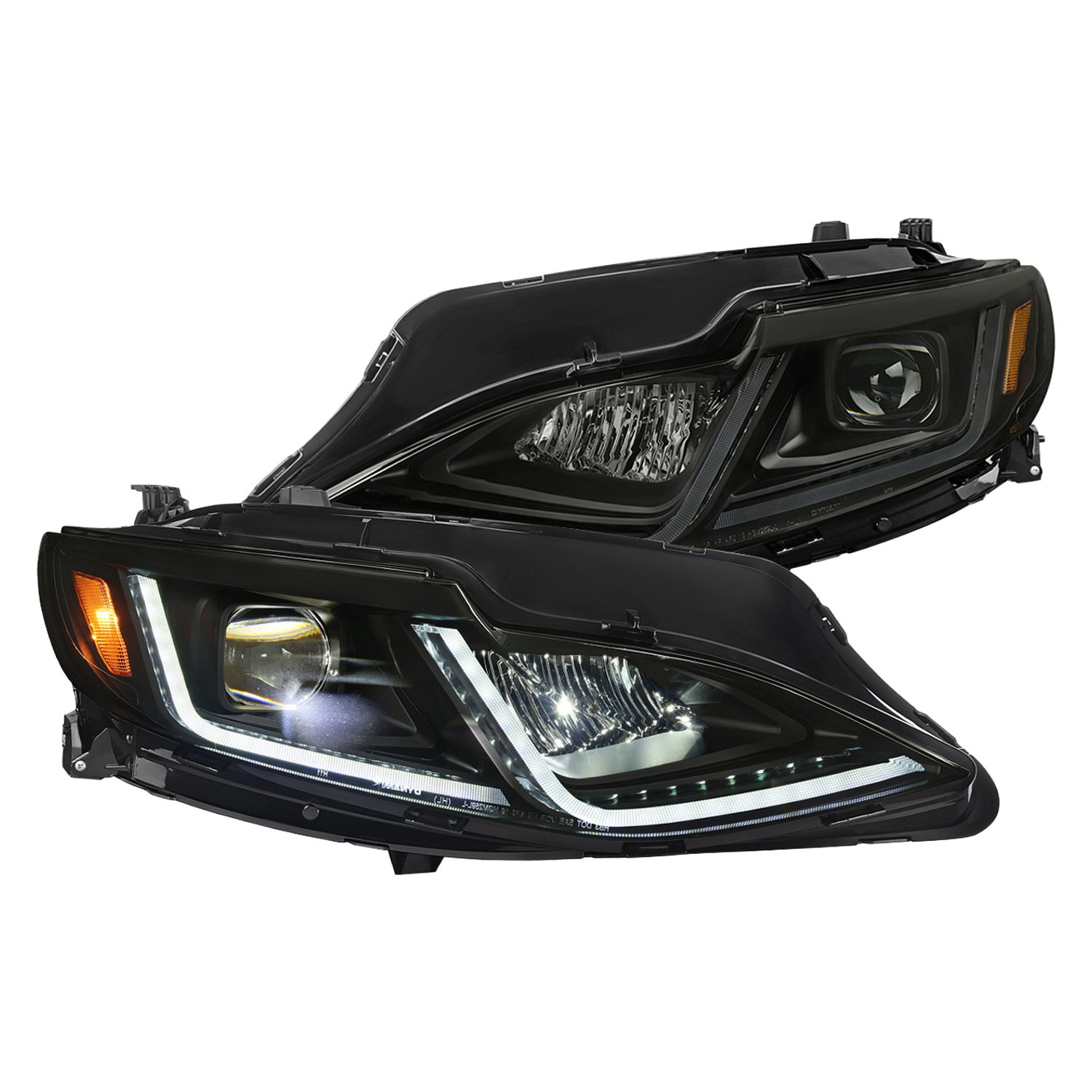 Spec-D® 2LHE-MBU19-SQ-RS - Driver and Passenger Side Chrome Sequential ...