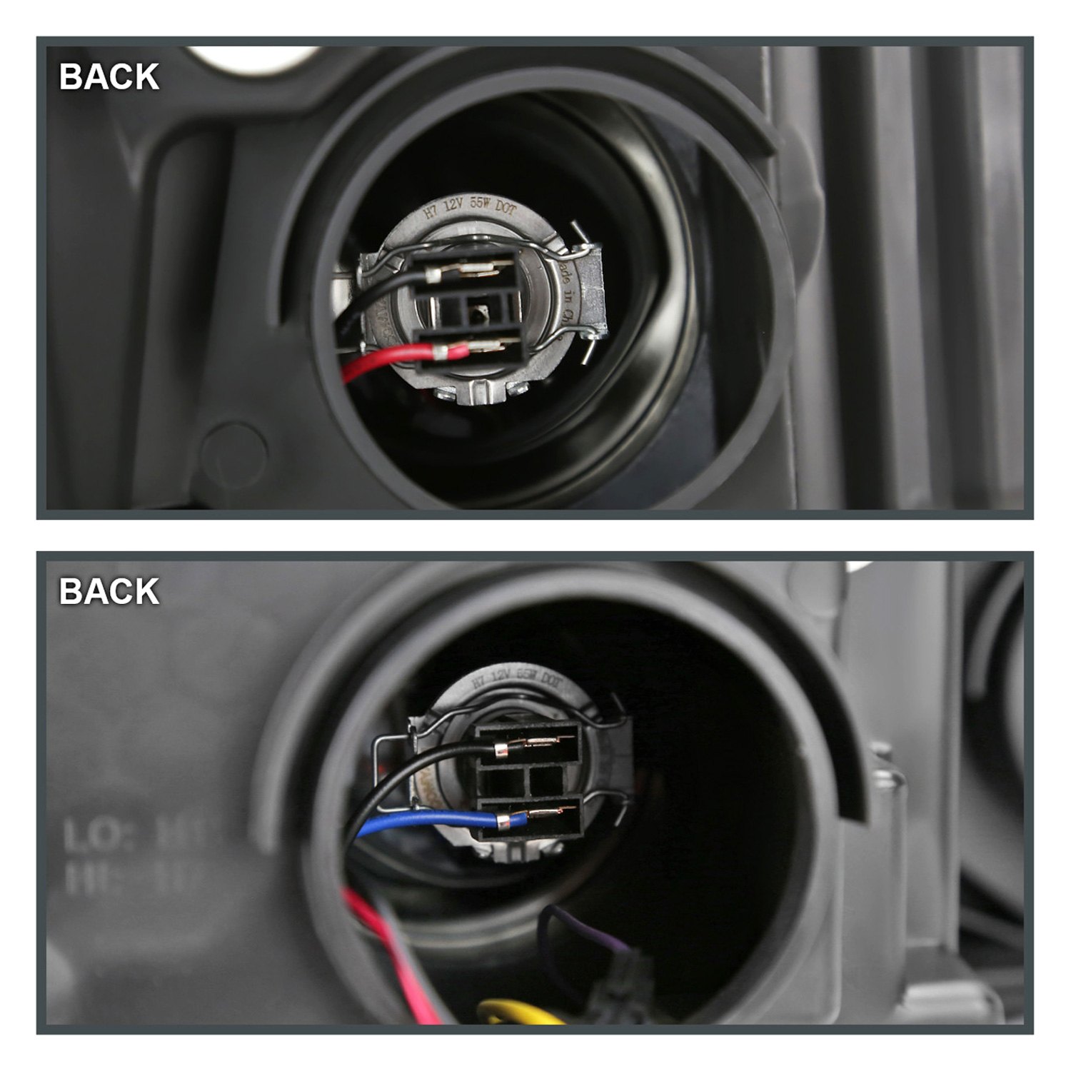 Spec-D® 2LHP-RAM1925XE-SQ-RS - Driver and Passenger Side White ...