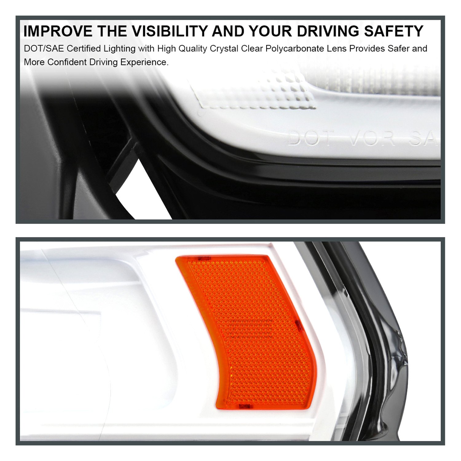 Spec-D® 2LHP-RAM1925XE-SQ-RS - Driver and Passenger Side White ...