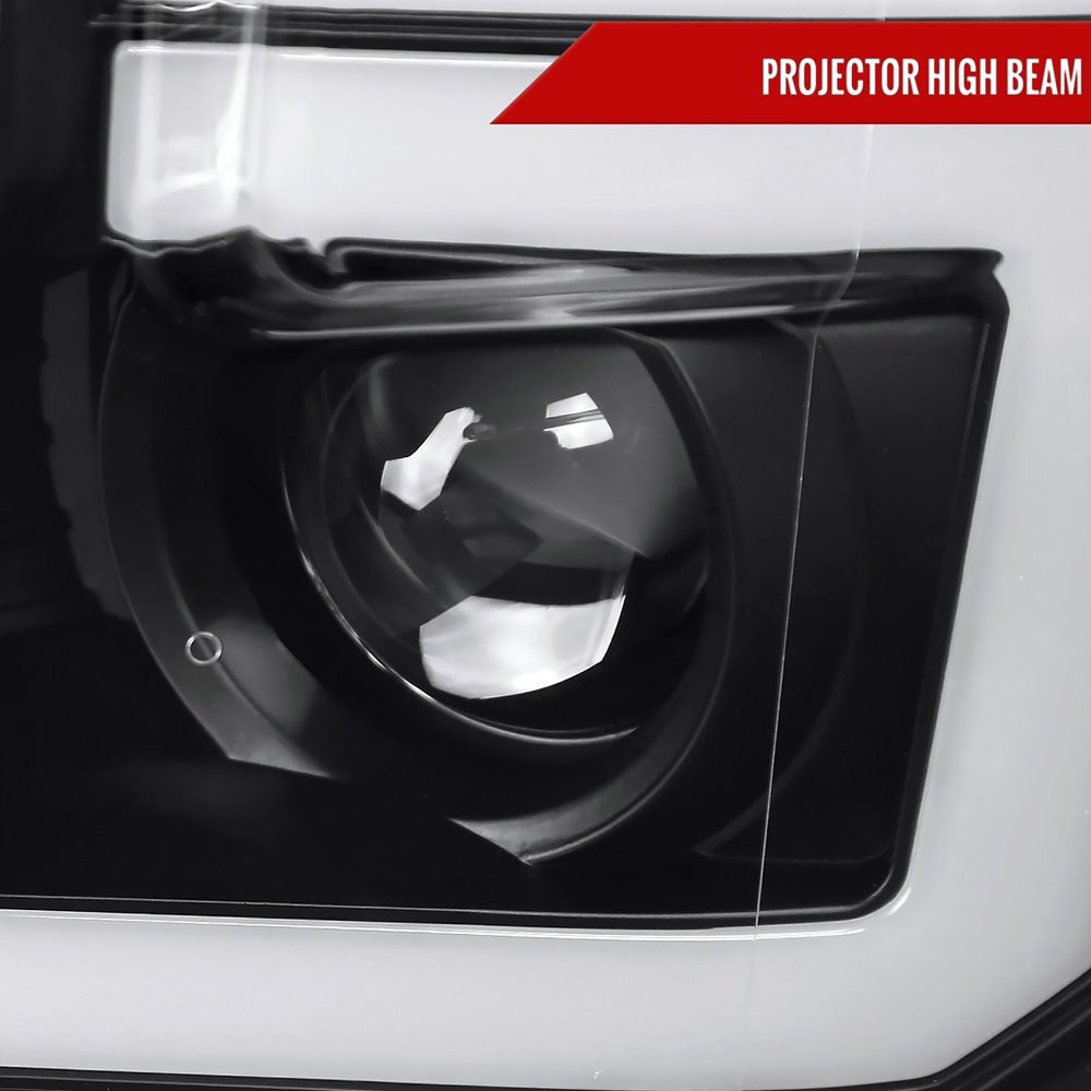 Spec-D® 4LHP-F15015JM-SQ-RS - Driver and Passenger Side Matte Black ...