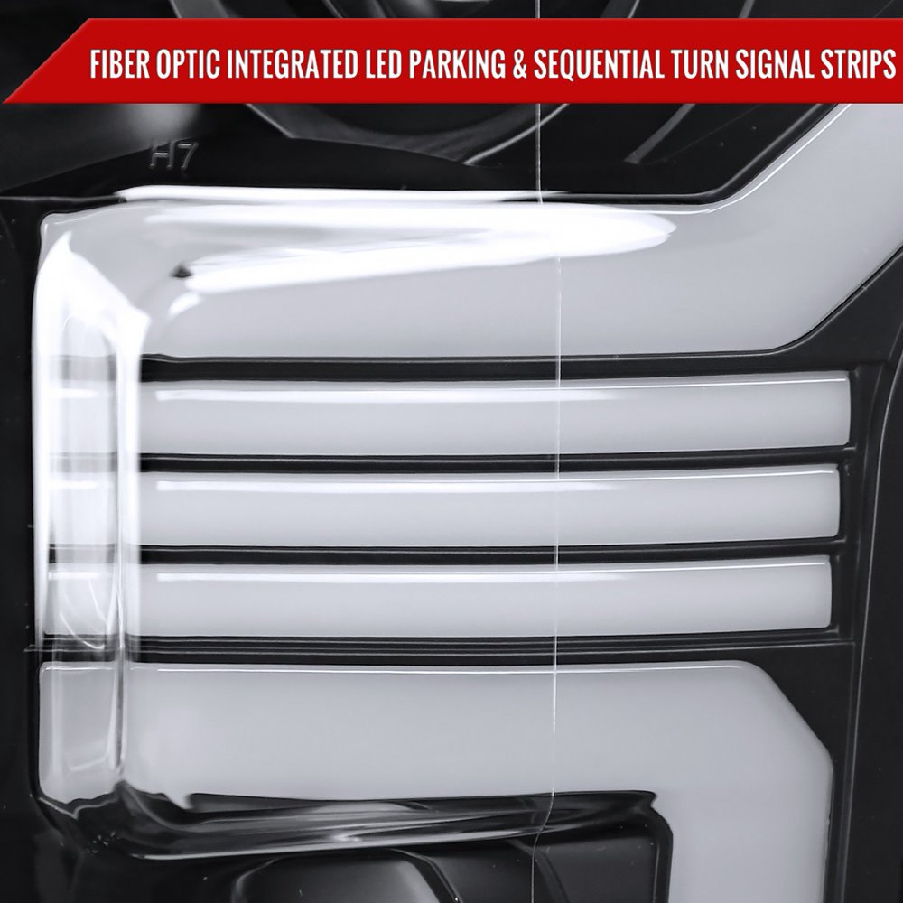 Spec-D® 4LHP-F15015JM-SQ-RS - Driver and Passenger Side Matte Black ...