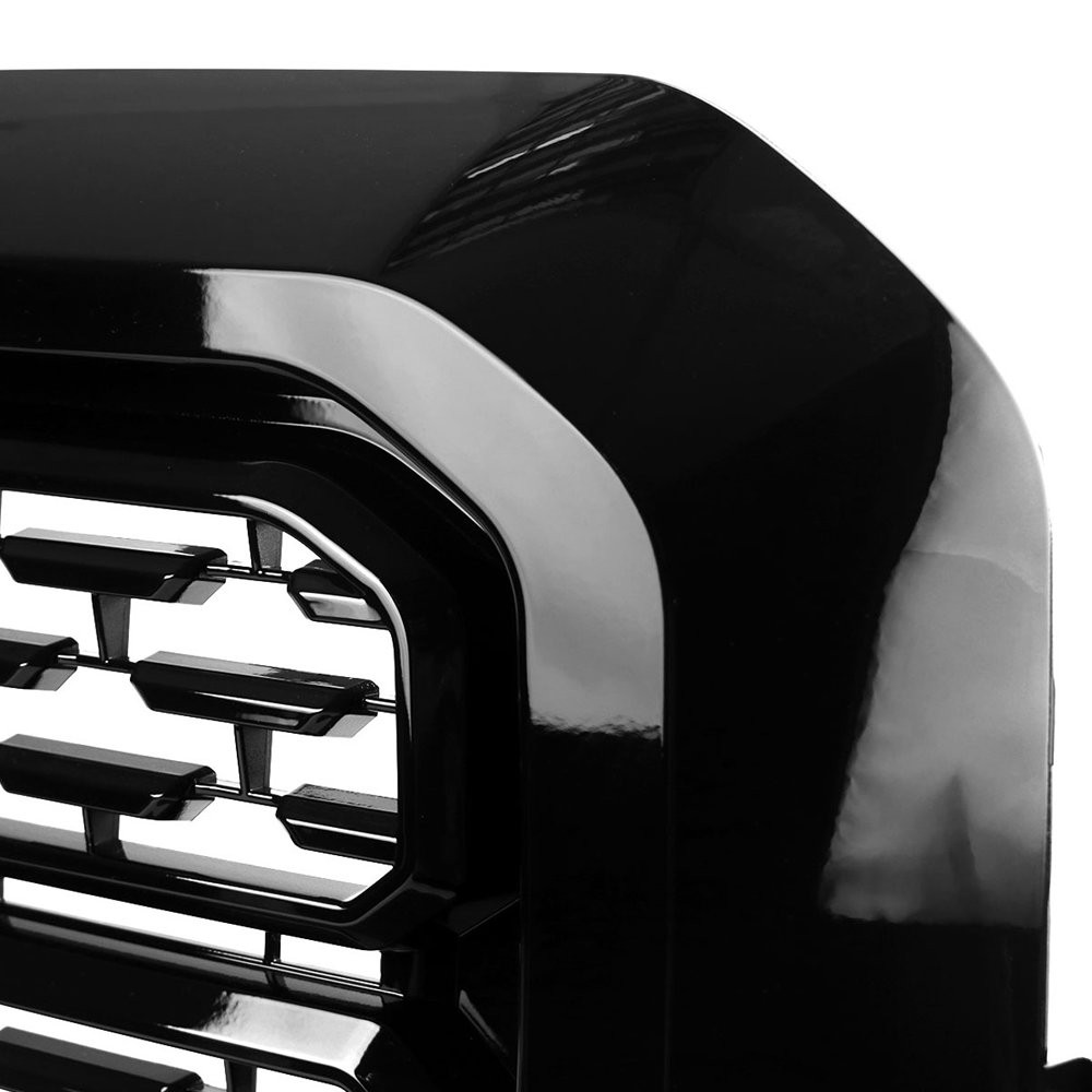 Spec-D® HG-GMC1915JM-JB - 1-Pc Glossy Black Front Main Hood Grille
