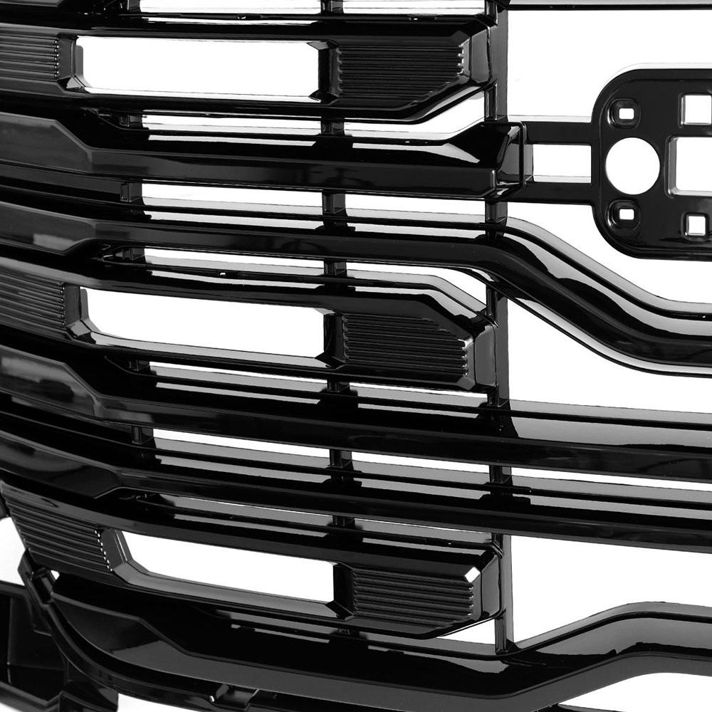 Spec-D® HG-GMC2215AT4JM-JB - 1-Pc AT4 Style Glossy Black Front Main ...