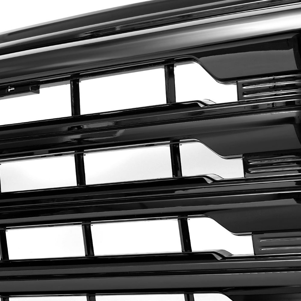 Spec-D® HG-SIV2215HCJM-JB - 1-Pc Glossy Black Front Main Hood Grille