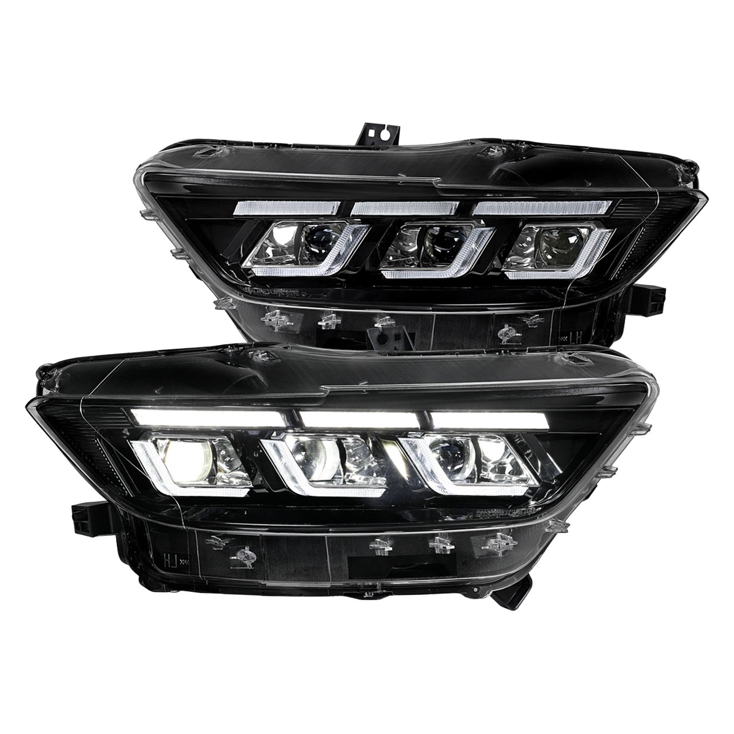 Spec-D® LHE-MST15GB-SQ-SY - Driver and Passenger Side Gloss Black ...