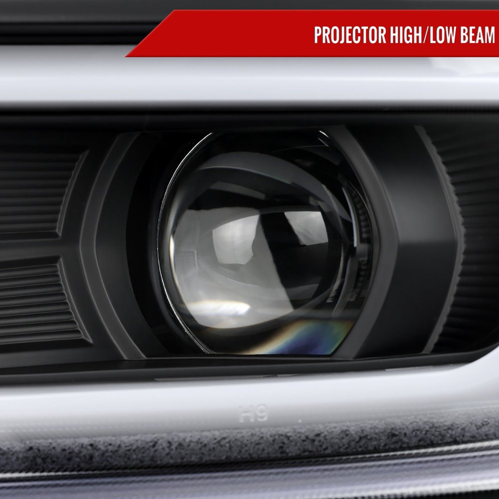 Spec-D® LHP-CMR16JM-SQ-TM - Driver and Passenger Side Matte Black ...