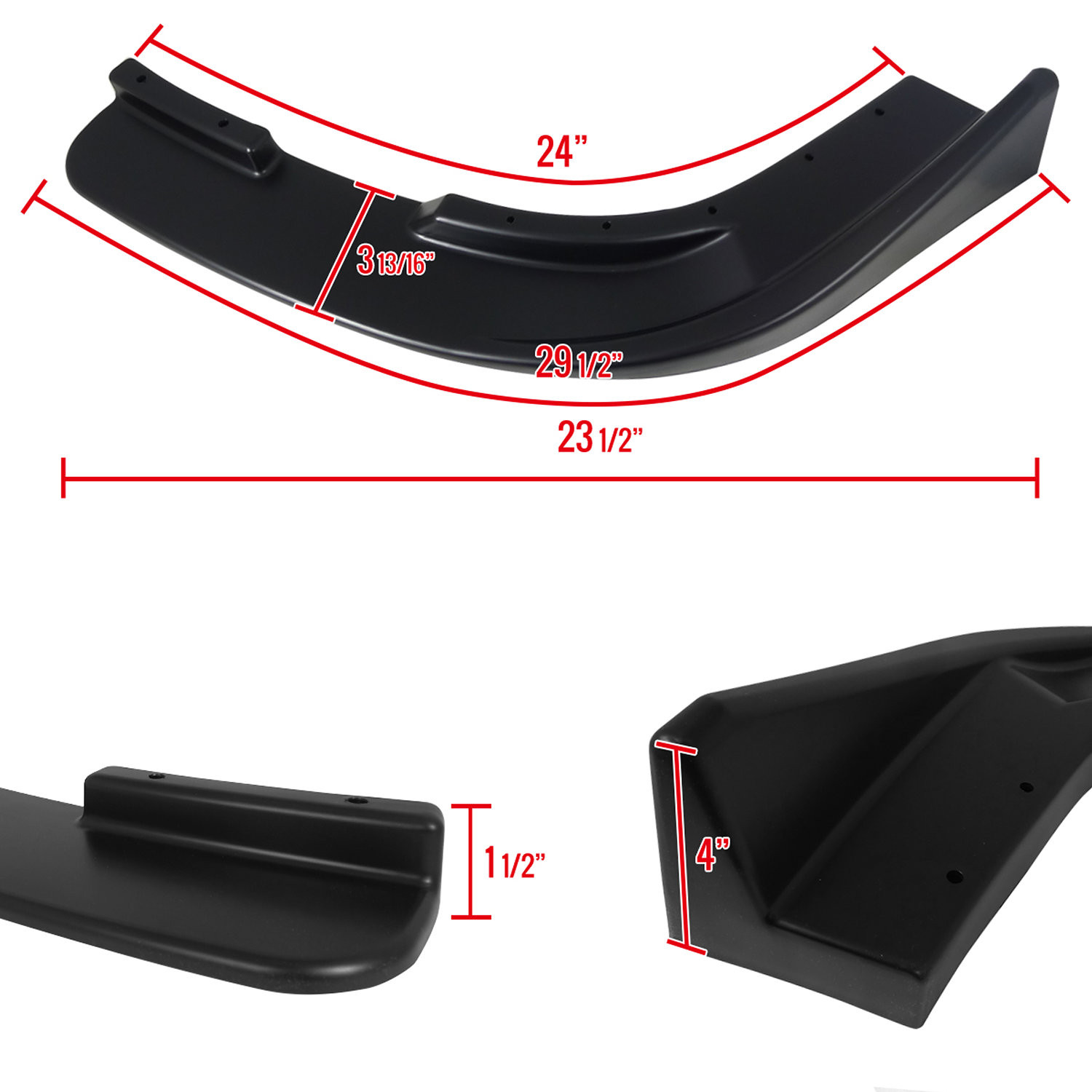 Spec-D® LPS-S-U001 - Front Bumper Splitter