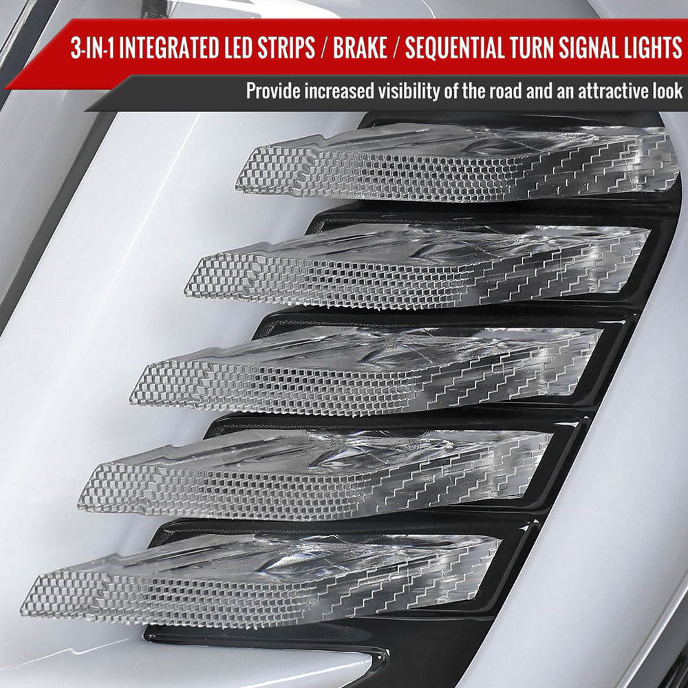 Spec-D® LT-MST15JMLED-SQ-FS - Driver and Passenger Side Jet Black ...