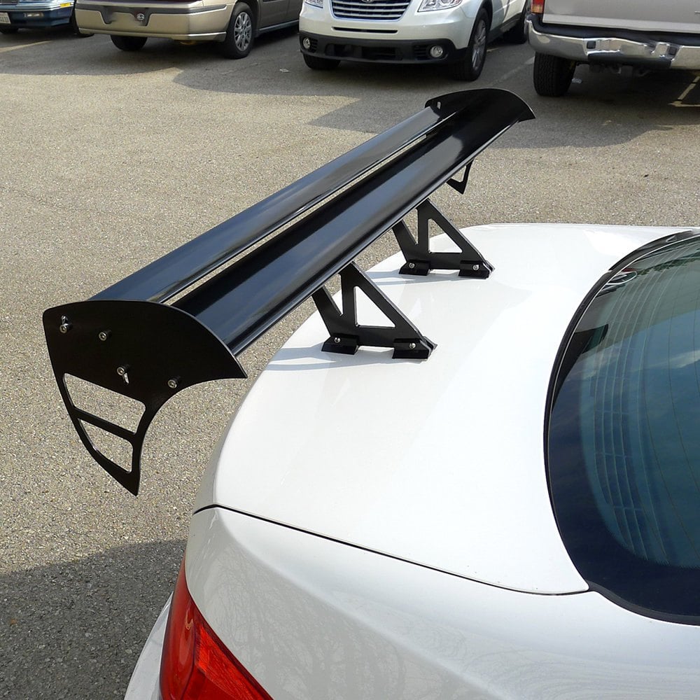 Spec-D® SPL-GT003DD52BK - 003 Style Aluminum Black Rear Spoiler