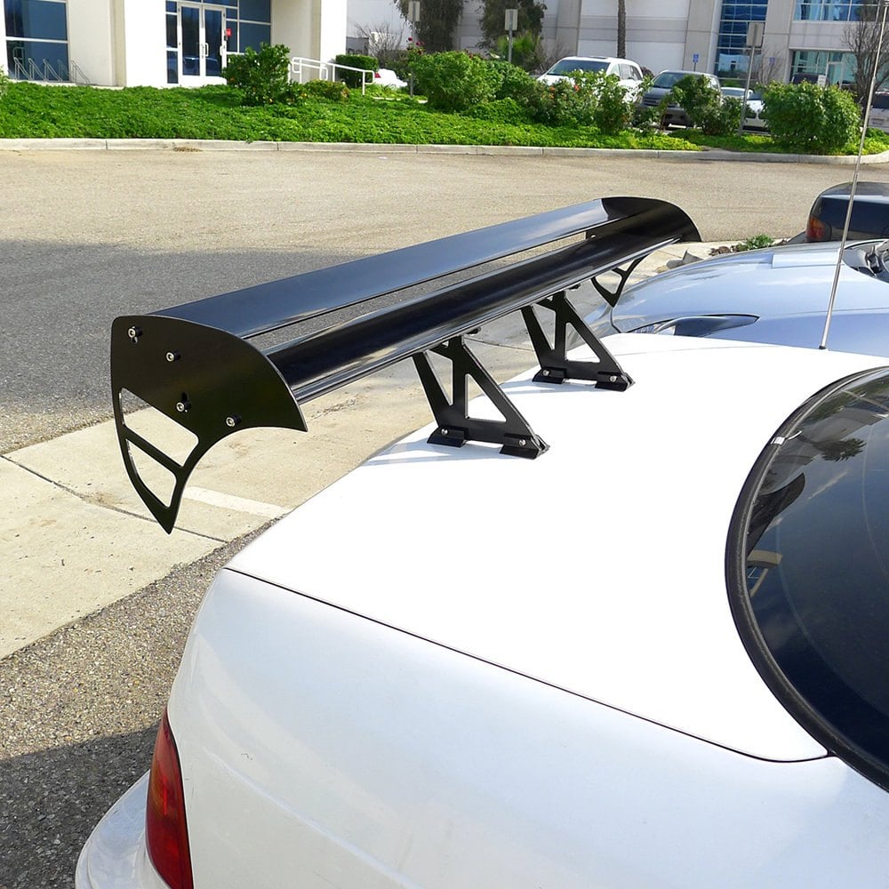 Spec-D® SPL-GT003DD52BK - 003 Style Aluminum Black Rear Spoiler