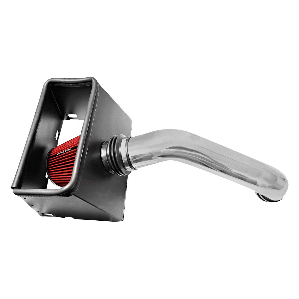 Spectre® 9934 - Aluminum Polished Cold Air Intake System with HPR® Red ...