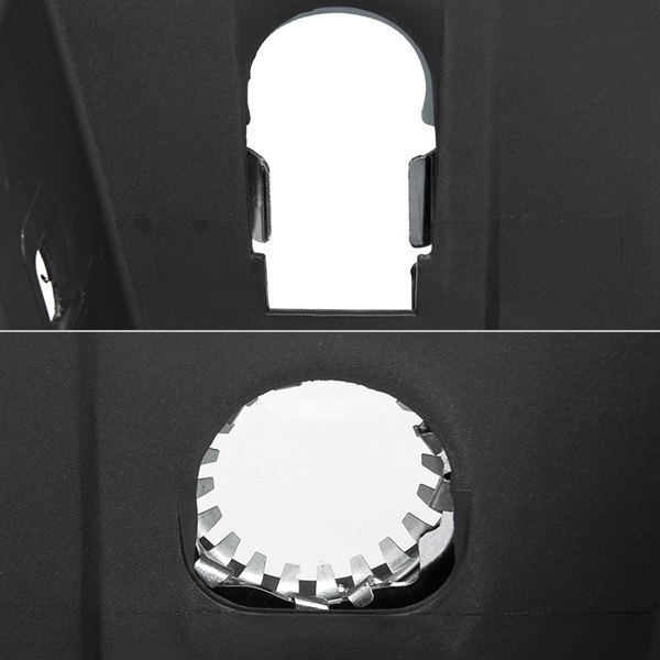 Spyder Xtune® RB-CS14-WS-SET-C - Rear Step Bumper Assembly