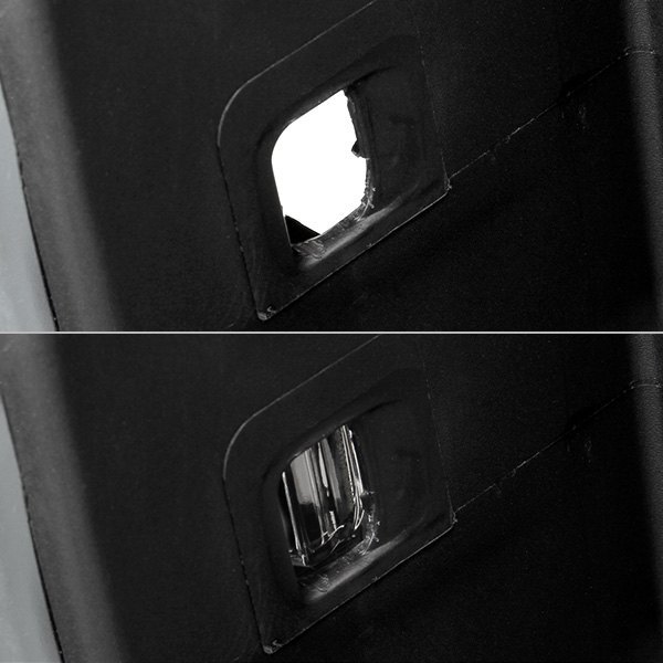 Spyder Xtune® RB-CS14-WS-SET-C - Rear Step Bumper Assembly