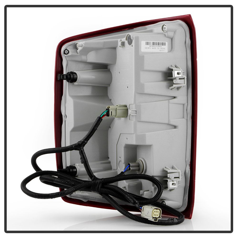 Spyder® ALT-JH-CS16-LED-OE-R - Passenger Side Chrome/Red Factory Style ...