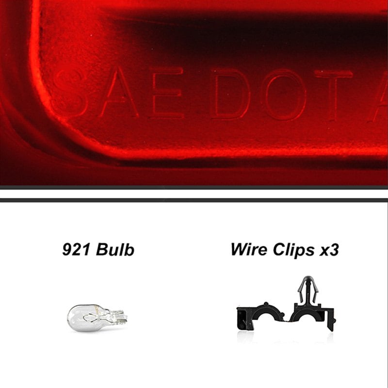 Spyder® ALT-JH-CS16-LED-OE-R - Passenger Side Chrome/Red Factory Style ...