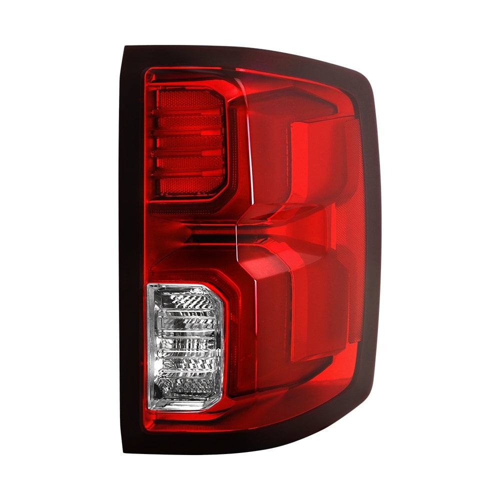 Spyder® ALT-JH-CS16-LED-OE-R - Passenger Side Chrome/Red Factory Style ...
