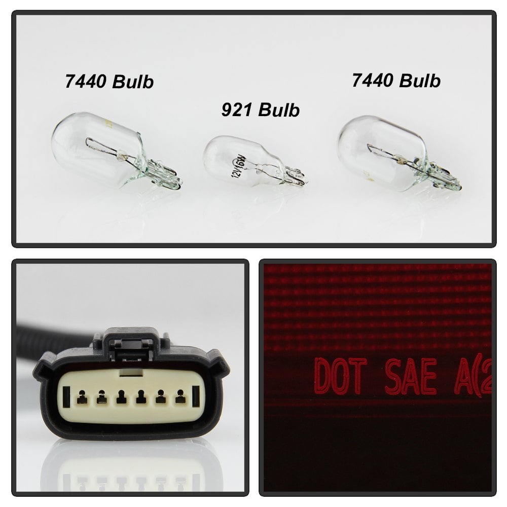 Spyder® ALT-JH-CSUB15-LED-OE-L - Driver Side Chrome/Red Factory Style ...