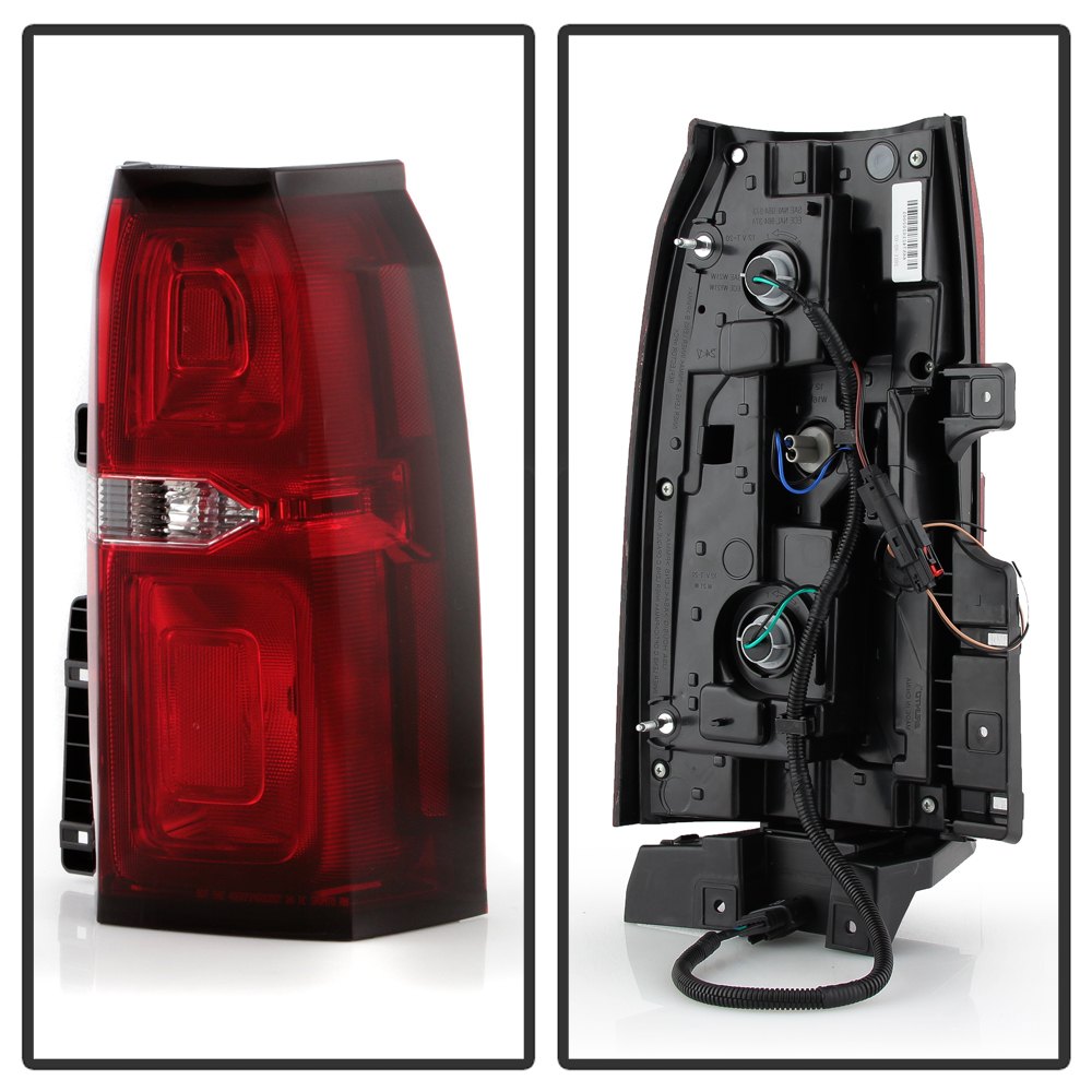 Spyder® ALT-JH-CSUB15-LED-OE-R - Passenger Side Chrome/Red Factory ...