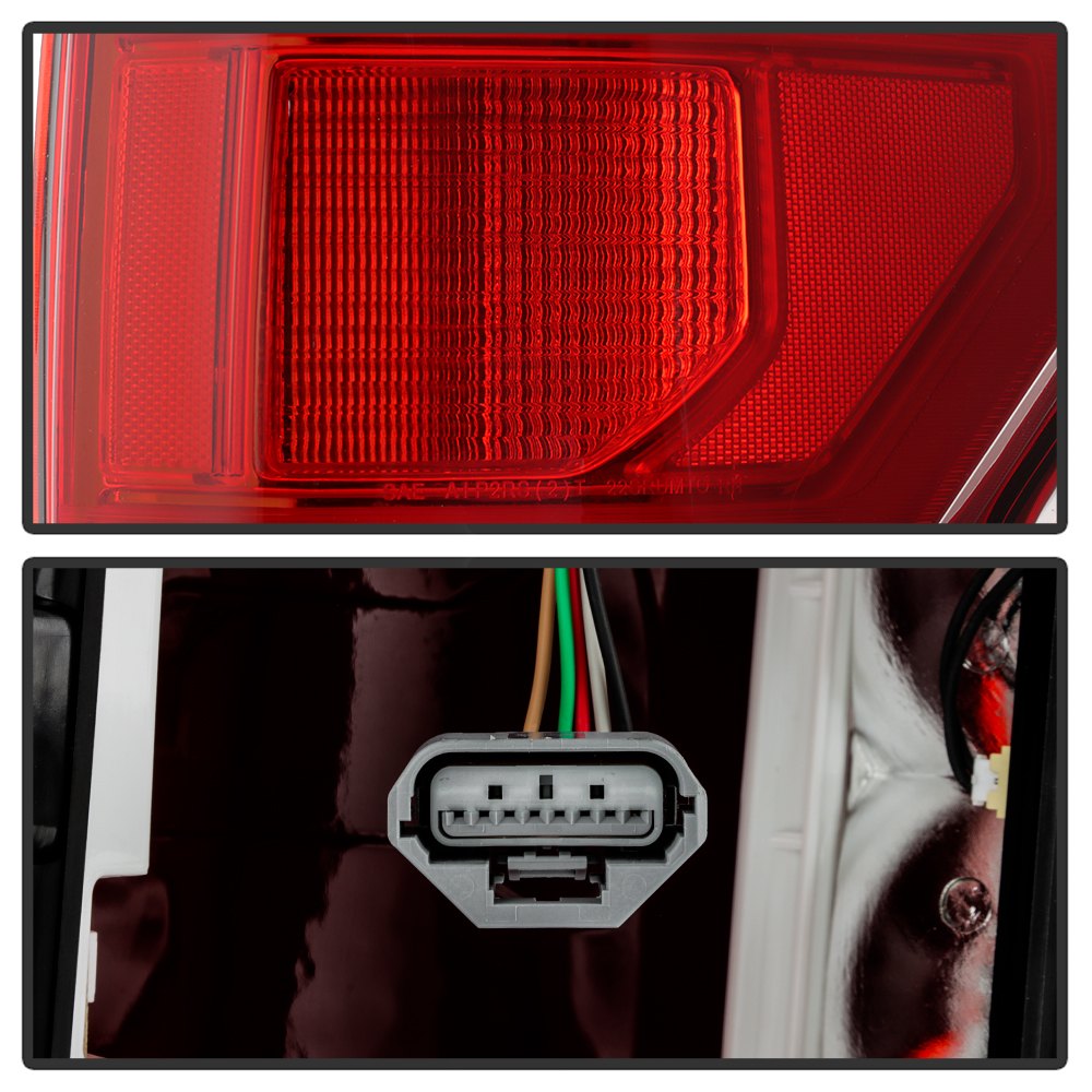 Spyder® ALT-JH-FF15018-BSLED-OE-R - Passenger Side Chrome/Red Factory ...