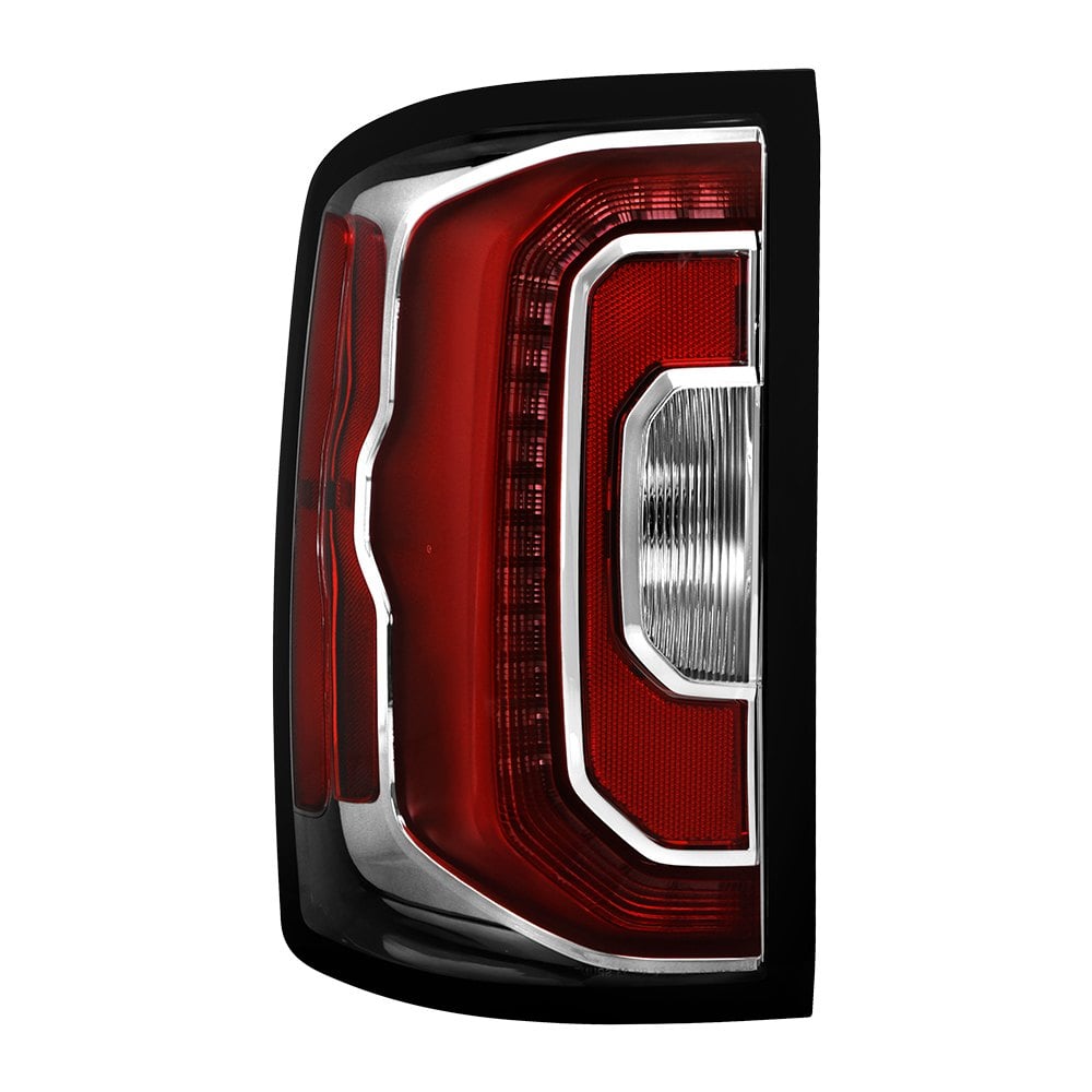 Spyder® ALT-JH-GS16-LED-OE-L - Driver Side Chrome/Red Factory Style LED ...