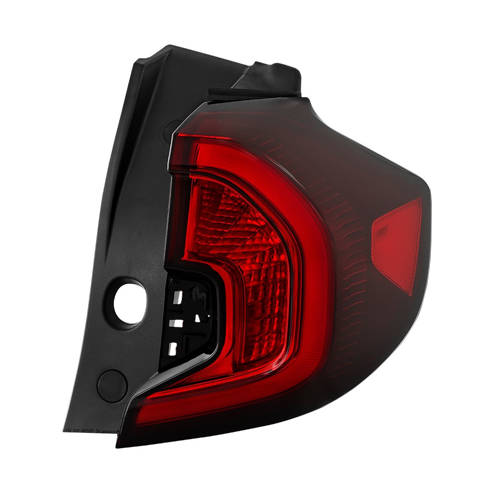 Spyder® ALT-JH-GTE22SLT-FLED-OE-R - Passenger Side Black/Red Factory ...