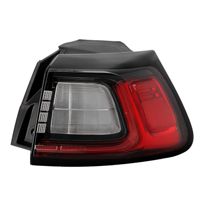 Spyder® ALT-JH-JC19-LED-OE-OR - Passenger Side Outer Chrome/Red Factory ...