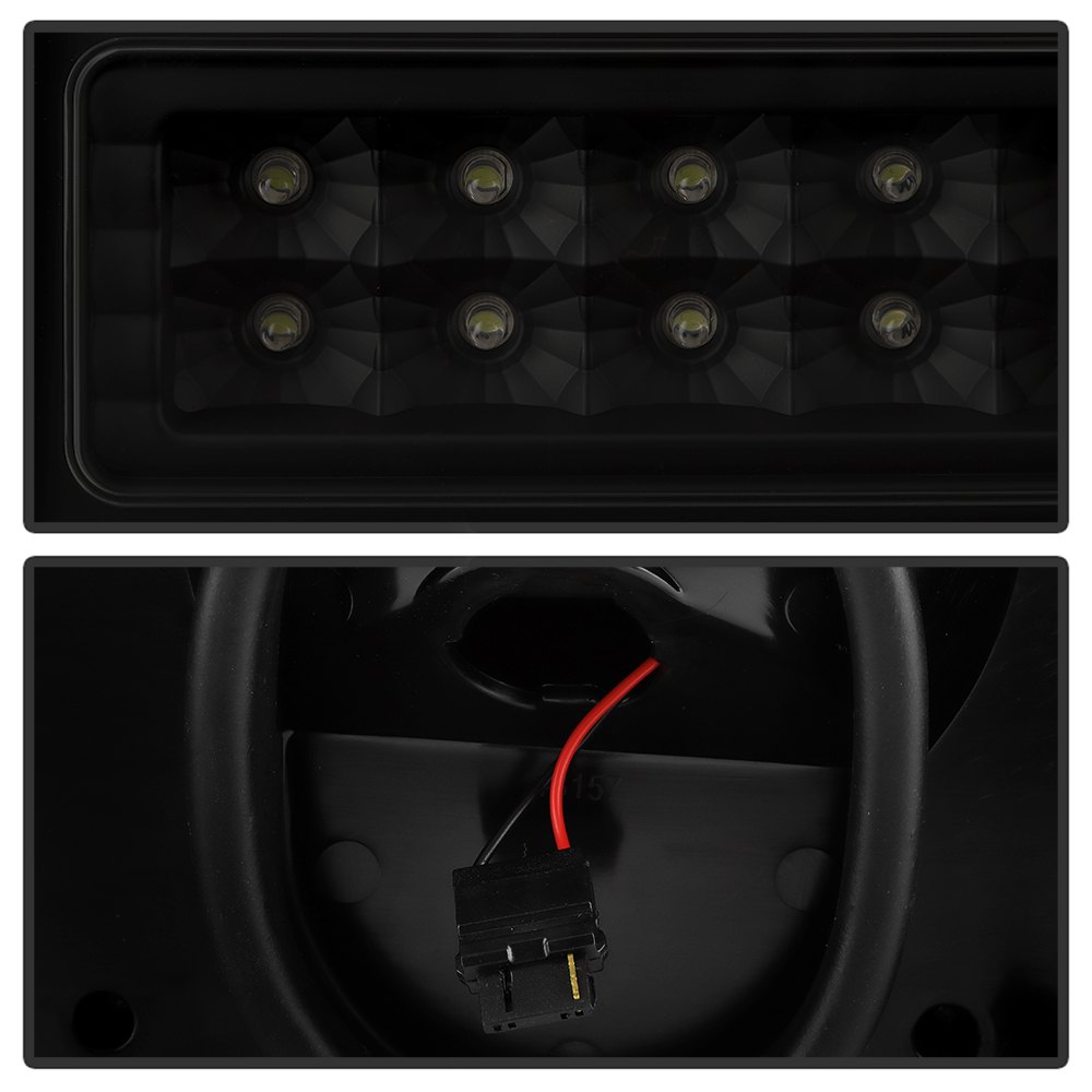 Spyder® ALT-ON-FM87-LBLED-BSM - Driver and Passenger Side Black/Smoke ...