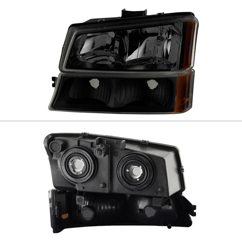 Spyder® HD-JH-CSIL03-AM-BSM-SET - Driver and Passenger Side Black/Smoke ...