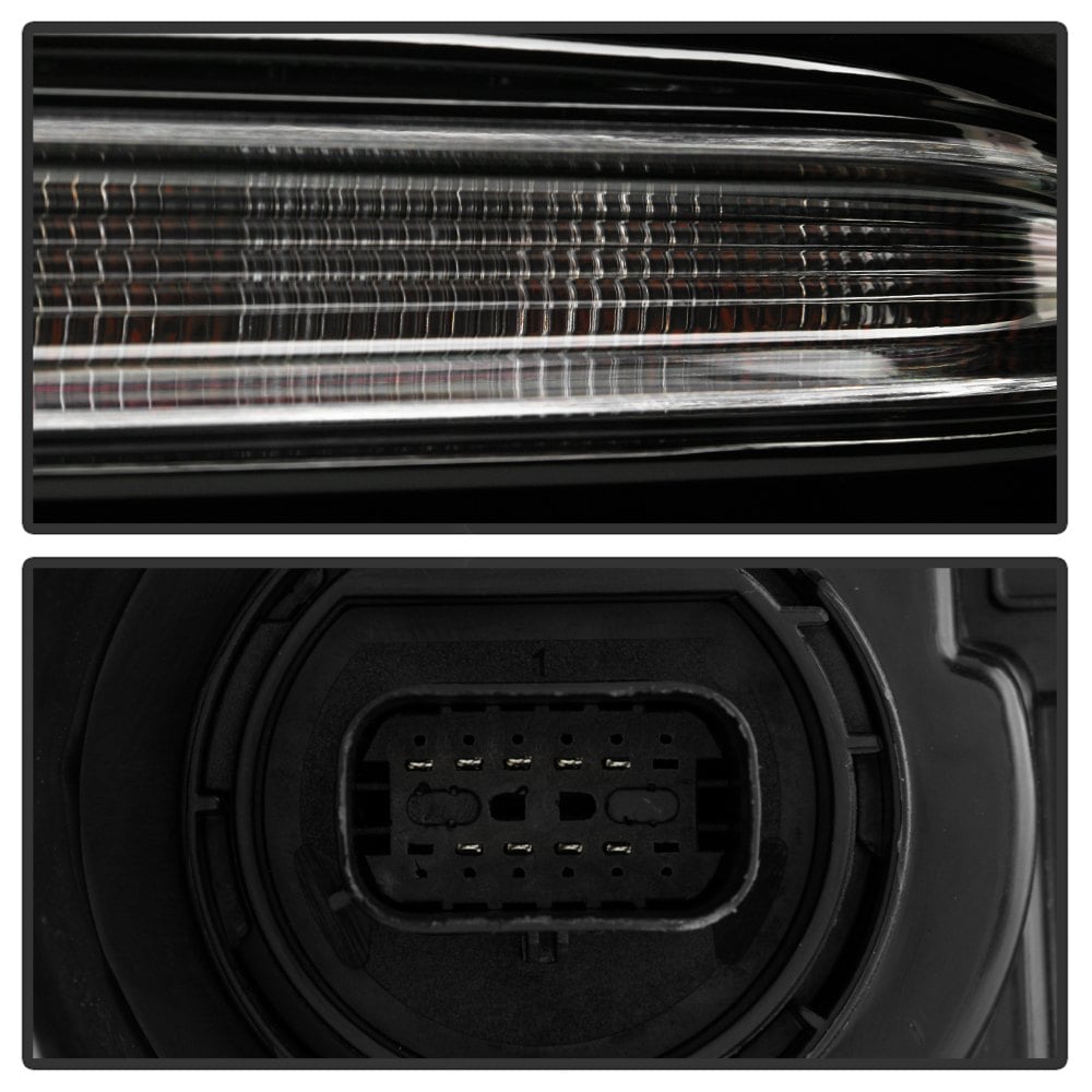 Spyder® HD-JH-DCH15-ASSY-BK-OE-L - Driver Side Black Factory Style LED ...