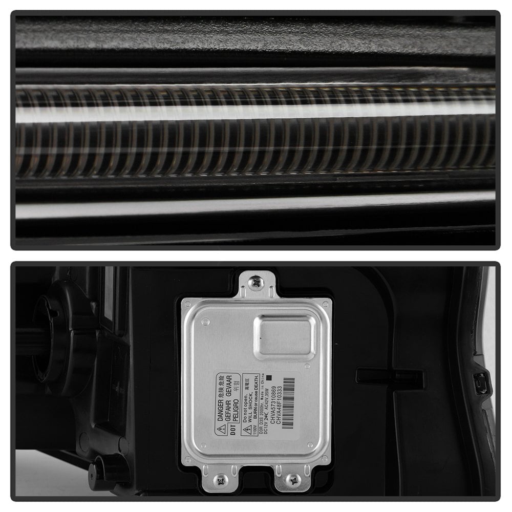 Spyder® HD-JH-DCH15-ASSY-BK-OE-L - Driver Side Black Factory Style LED ...