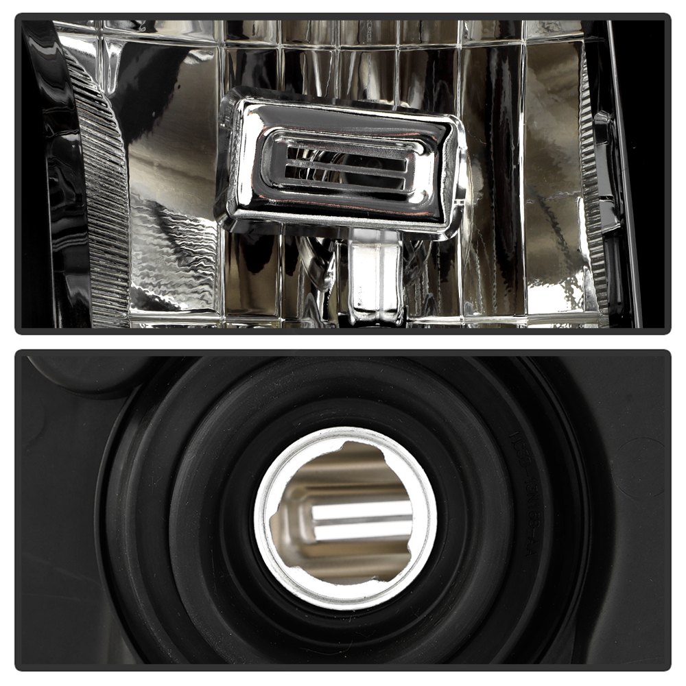 Spyder® HD-JH-FS20-OE-BK - Driver and Passenger Side Black Euro Headlights