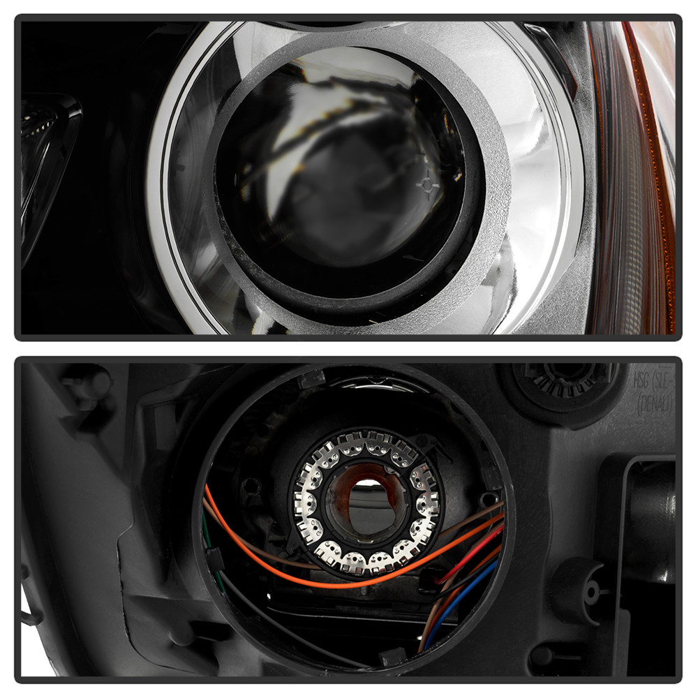 Spyder® HD-JH-GAC17-HID-OE-L - Driver Side Chrome Factory Style LED DRL ...