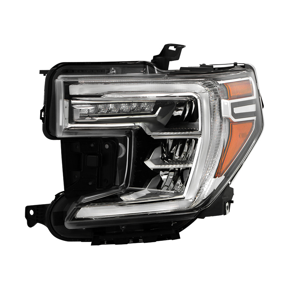 Spyder® HD-JH-GSIE19-FLED-OE-L - Driver Side Chrome Factory Style DRL ...