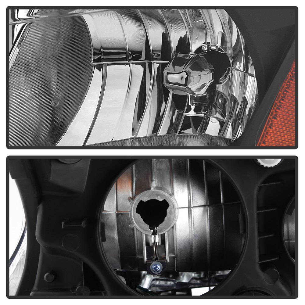 Spyder® HD-JH-NS13-AM-BK - Driver and Passenger Side Black Euro ...