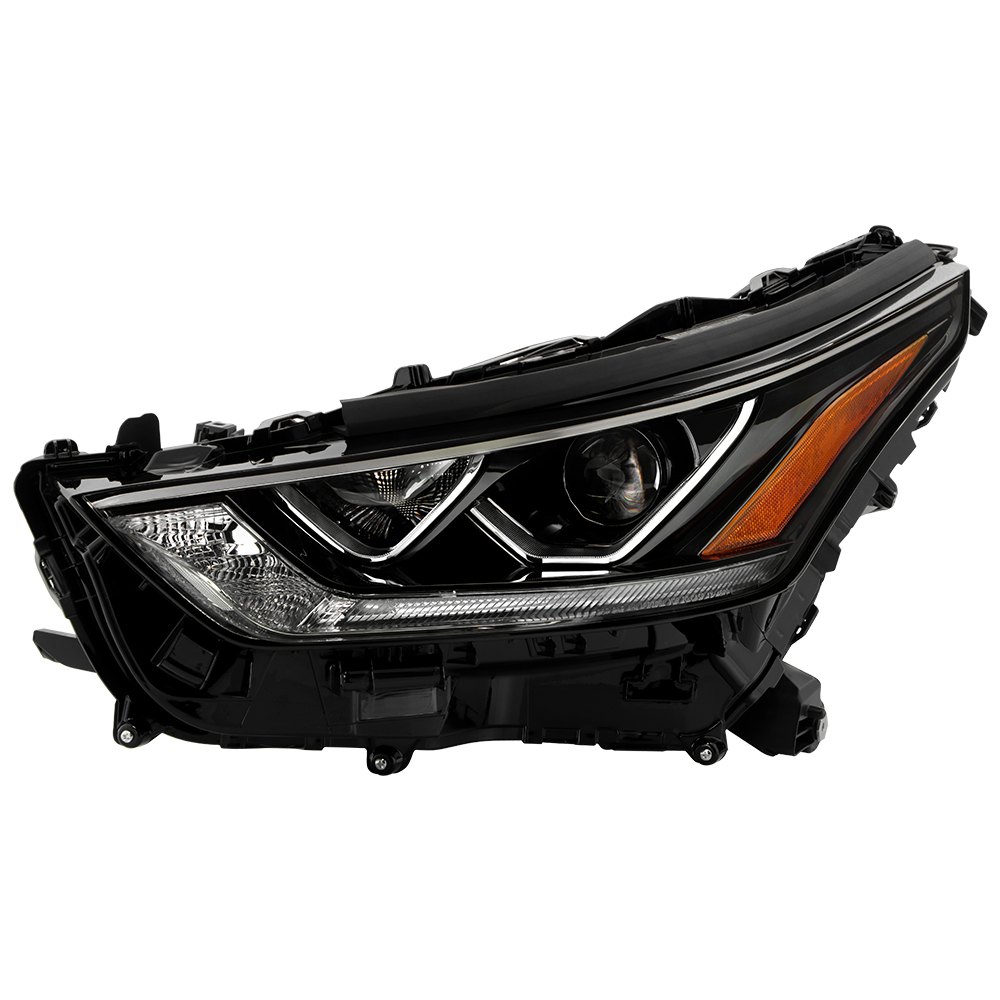 Spyder® HD-JH-THIGH20-DRL-OE-L - Driver Side Black Factory Style Projector LED Headlight with DRL