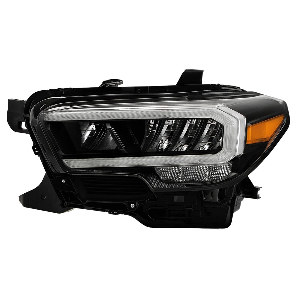 Spyder® HD-JH-TTA20-FLED-OE-L - Driver Side Black Factory Style LED ...